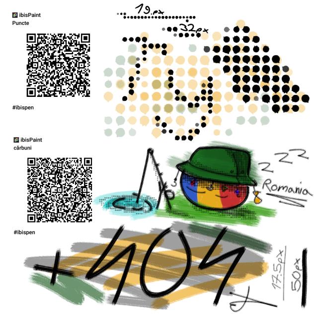 dot and coal brush - ibisPaint