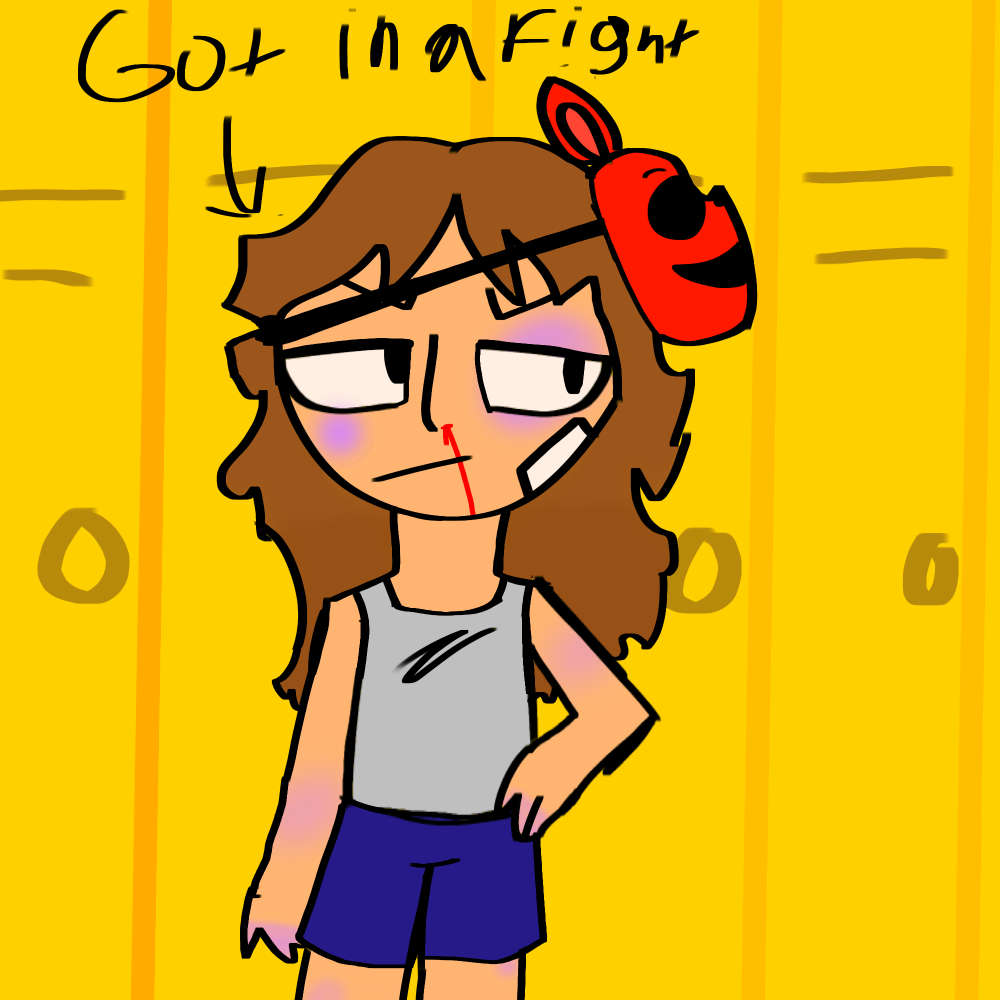 Micheal Afton aka Foxy bro - ibisPaint