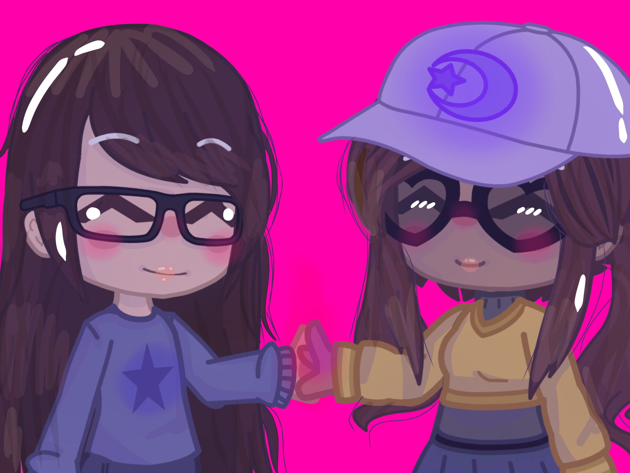 Me + my cousin - ibisPaint