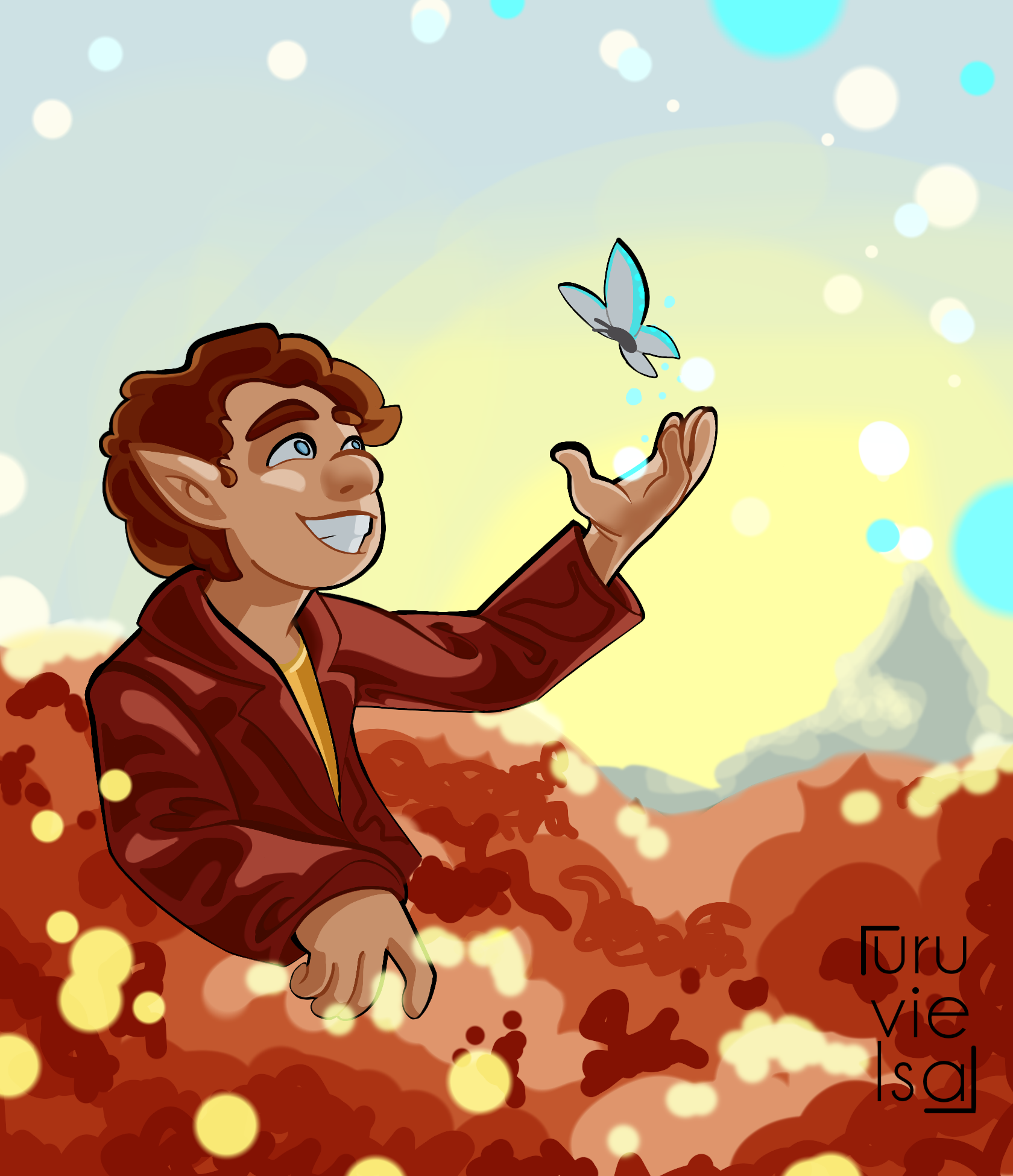 Resting above the Black Forest. - ibisPaint