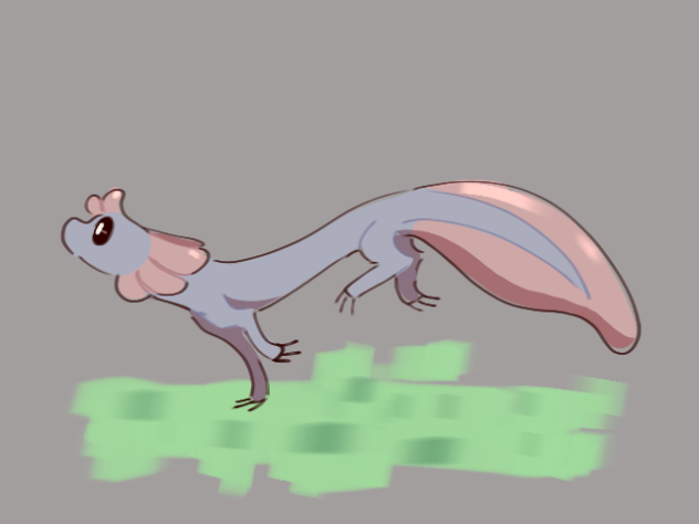 Running Olm - ibisPaint