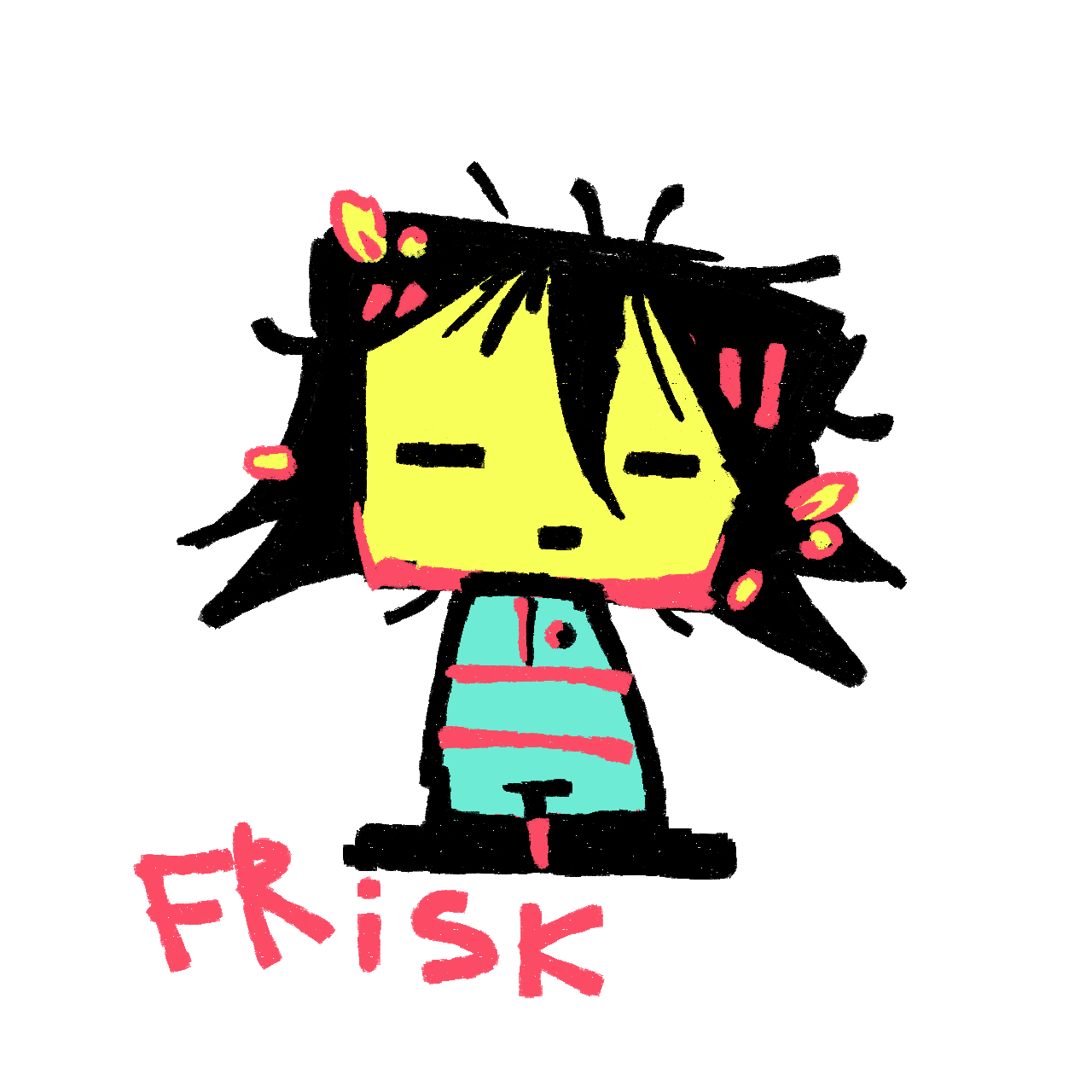 Frisk Undertale - ibisPaint