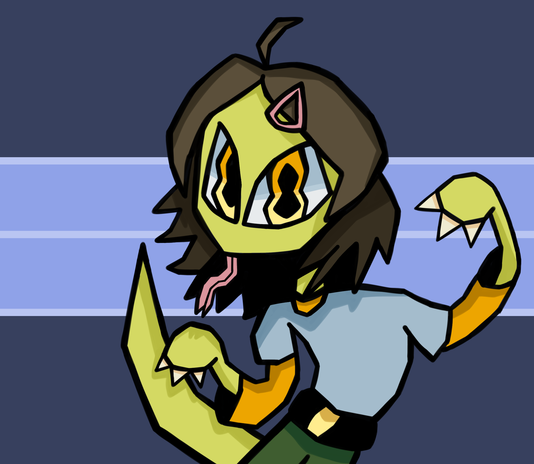 Lizard person - ibisPaint