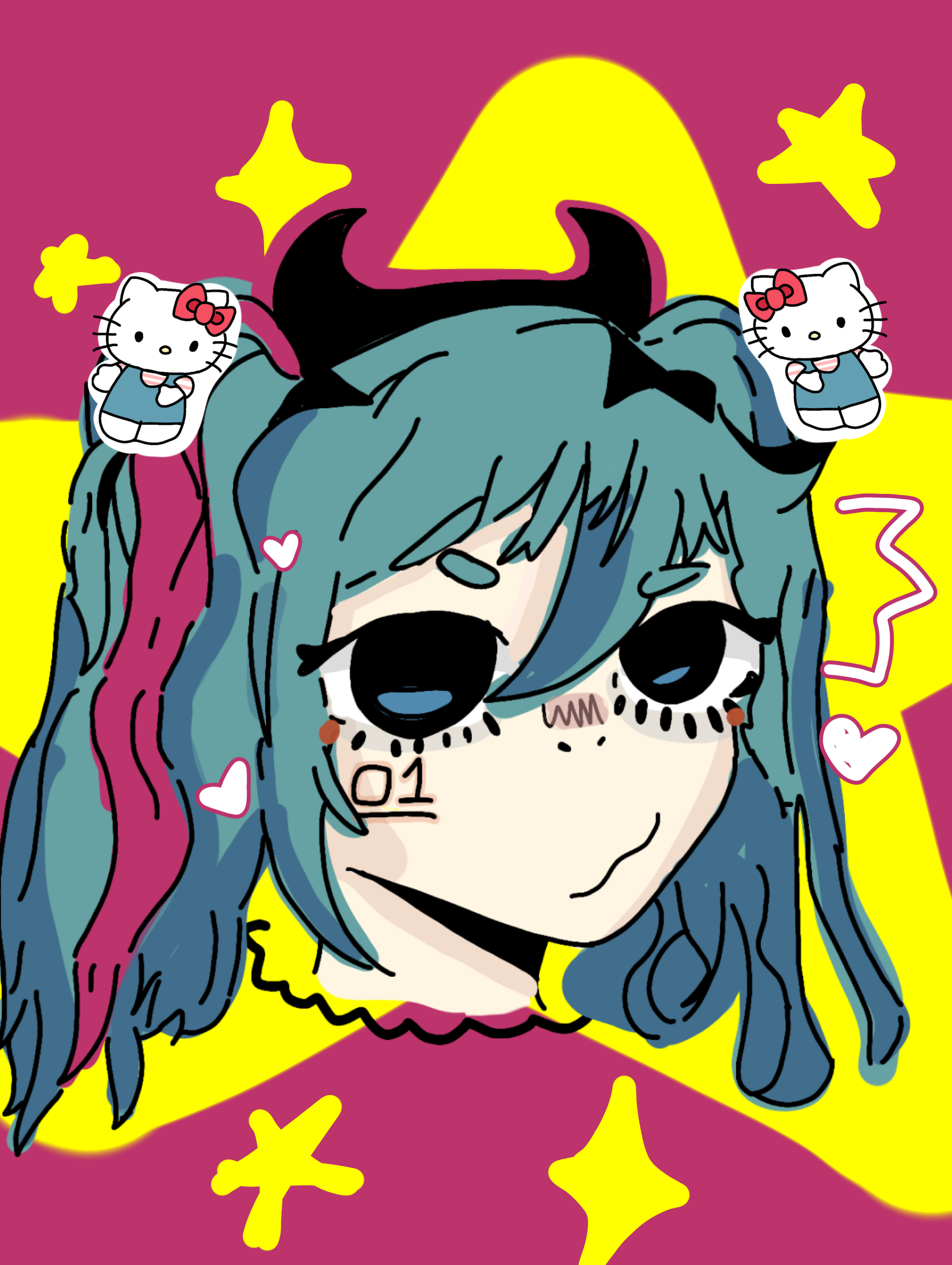 Hatsune MIKU IN AU PUNK VERSE - ibisPaint