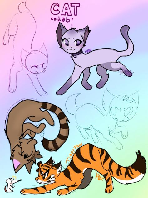 Cat collab!☆ - ibisPaint