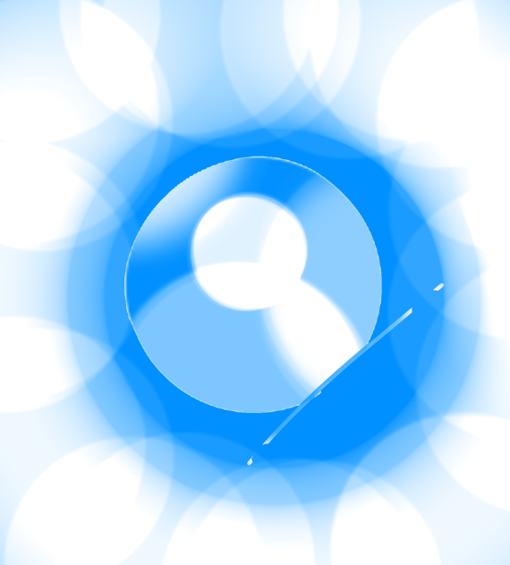 Turn normal circle into neon Digital art - ibisPaint