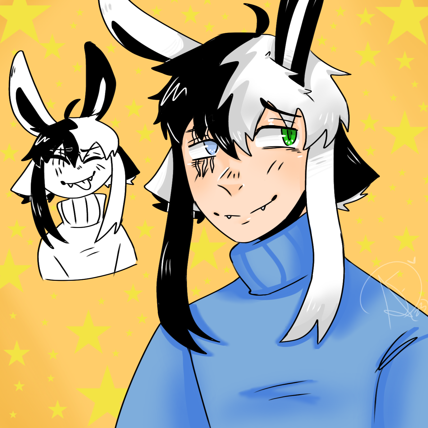 🤍🖤🤍🖤 - ibisPaint