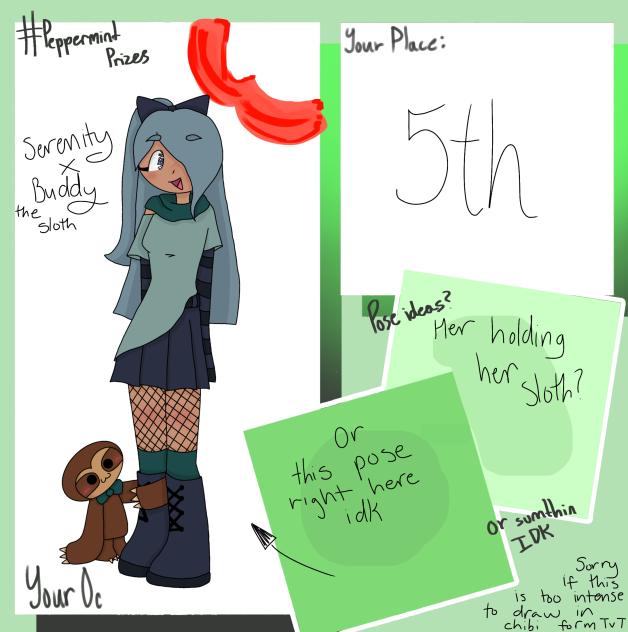Peppermint Dtiys prize sheet - ibisPaint