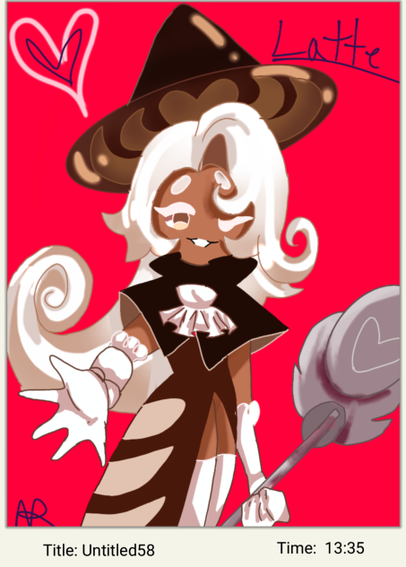 Latte Cookie - ibisPaint