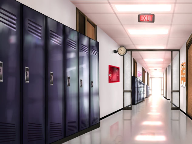 School Hallway - ibisPaint